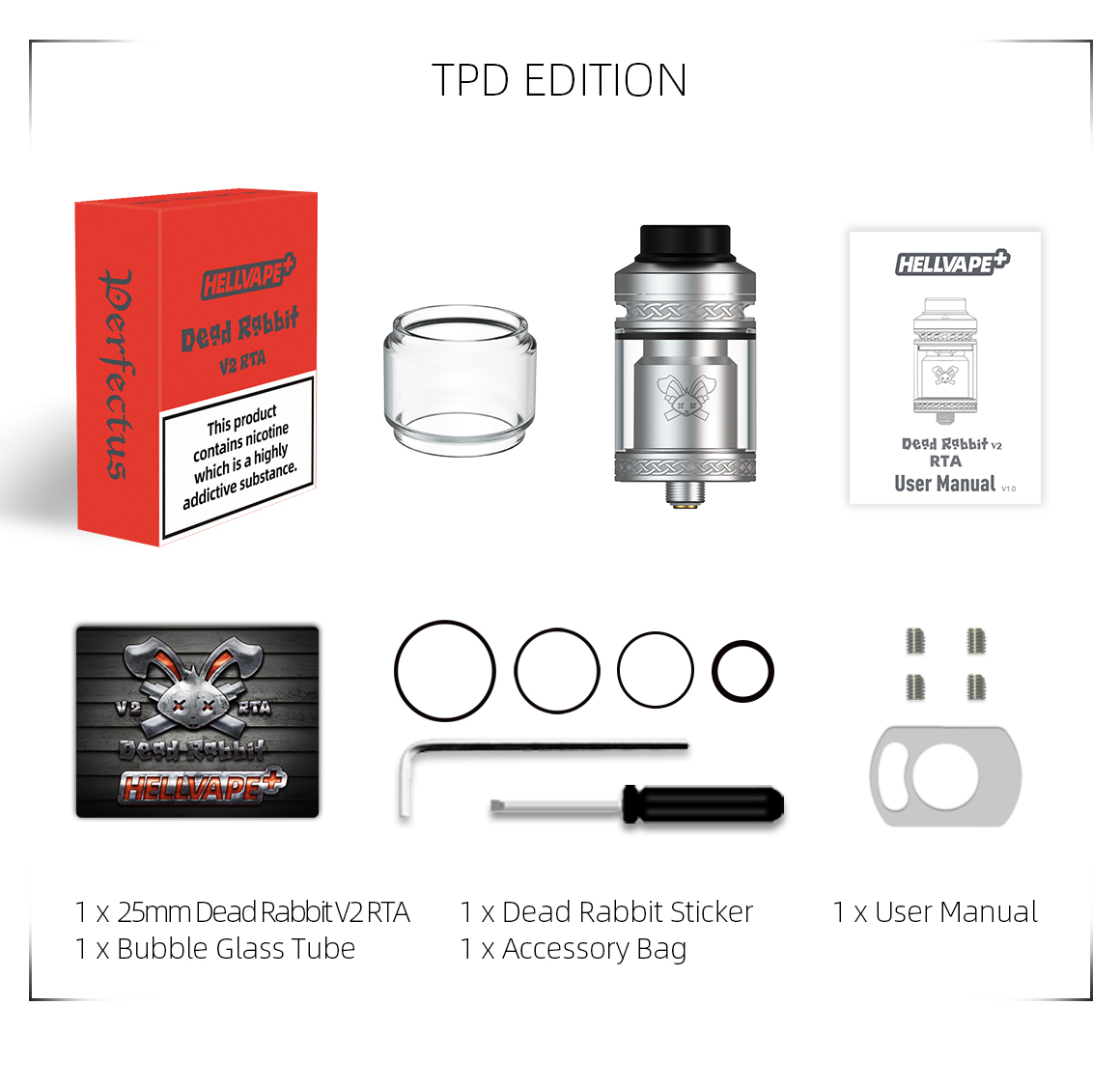 Dead Rabbit V2 RTA-Hellvape - The DIY atomizer leading brand
